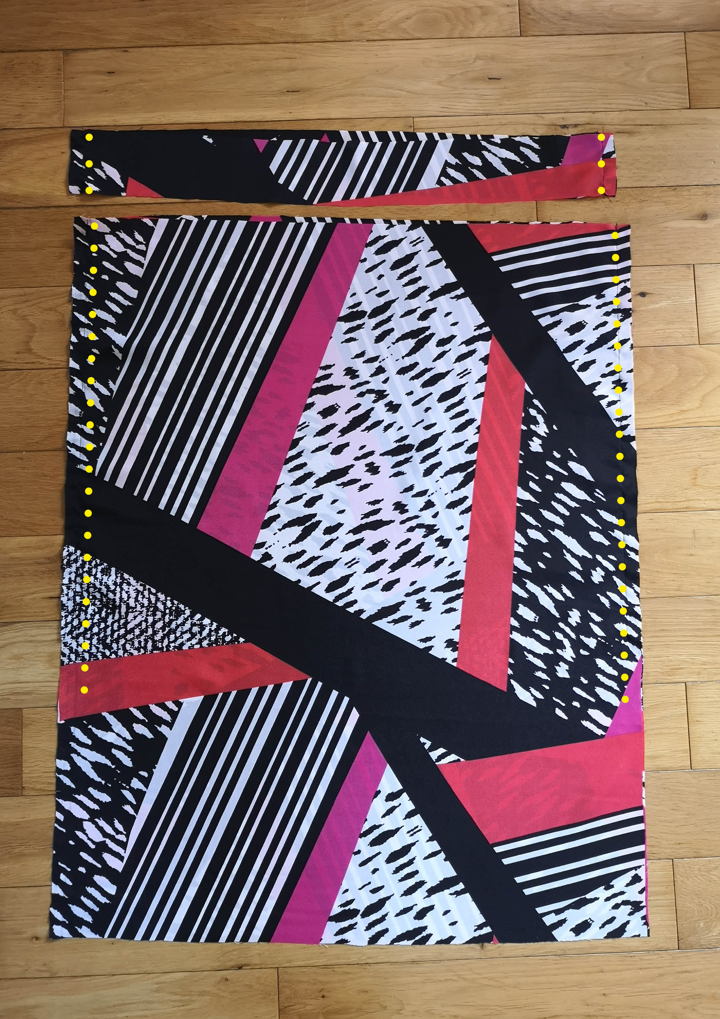 How to draft your own side-split midi-skirt