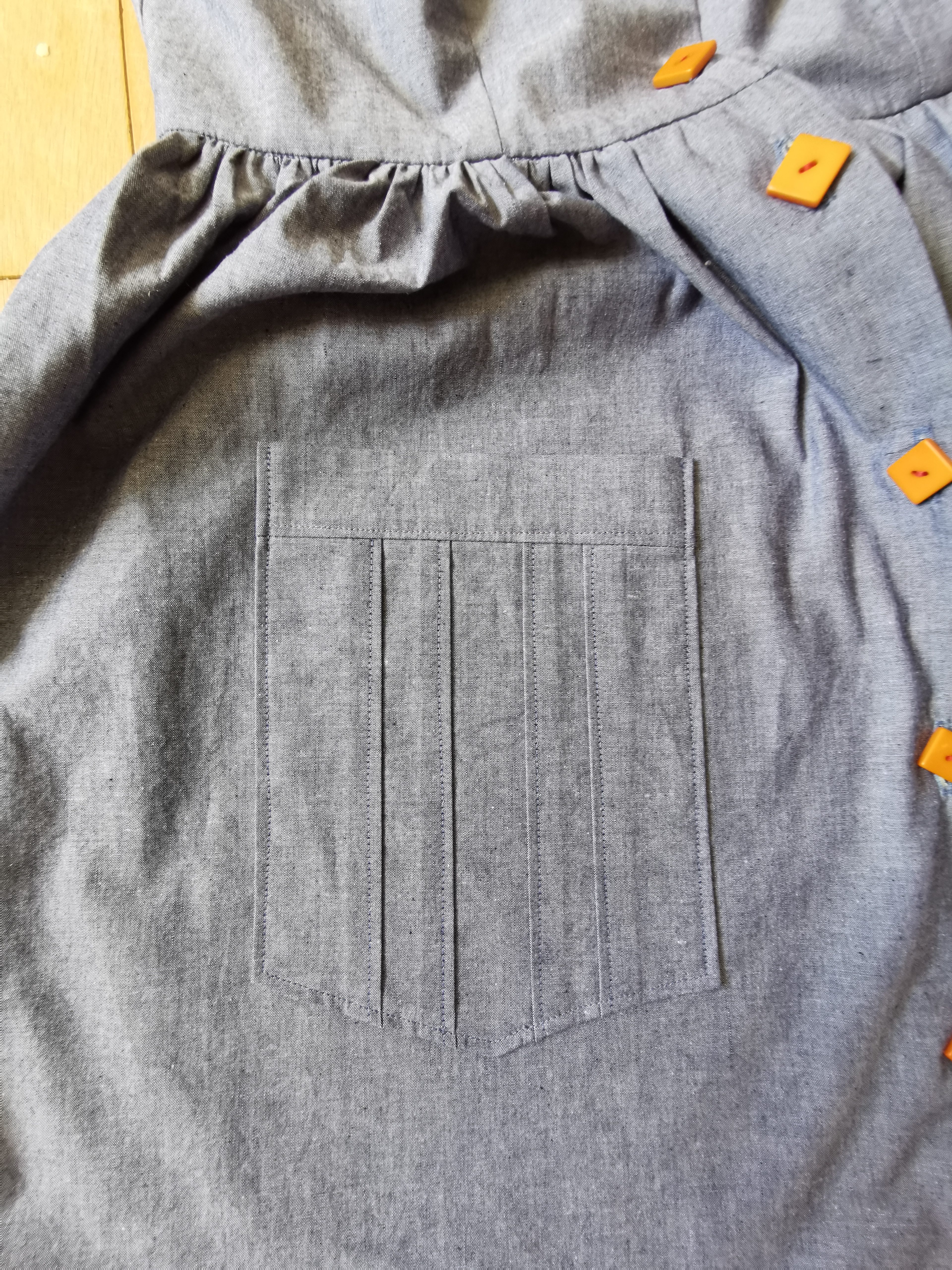 How to make your own pleated pocket