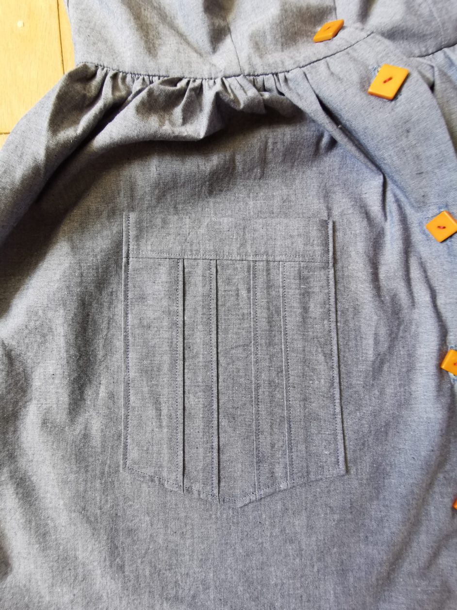 How to make your own pleated pocket