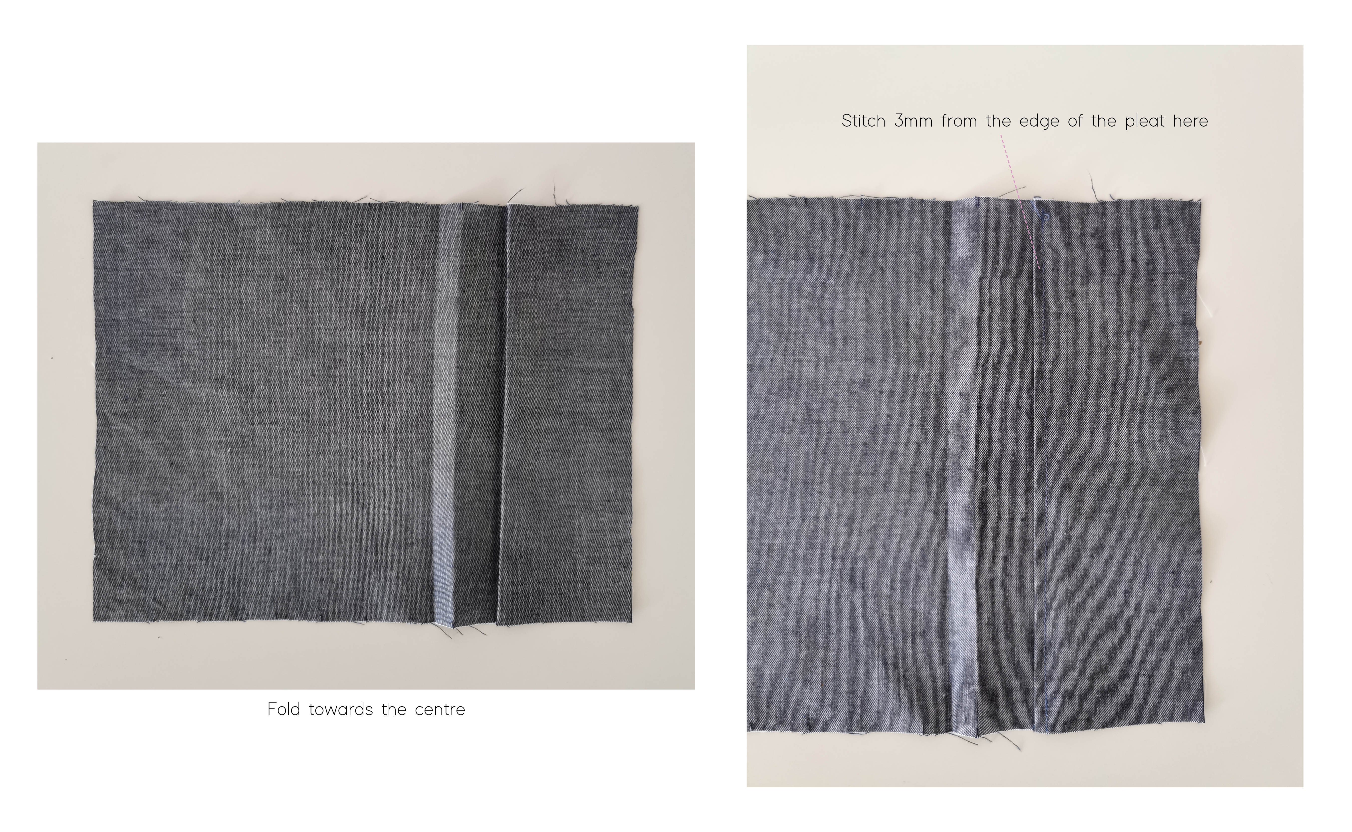 How to make your own pleated pocket