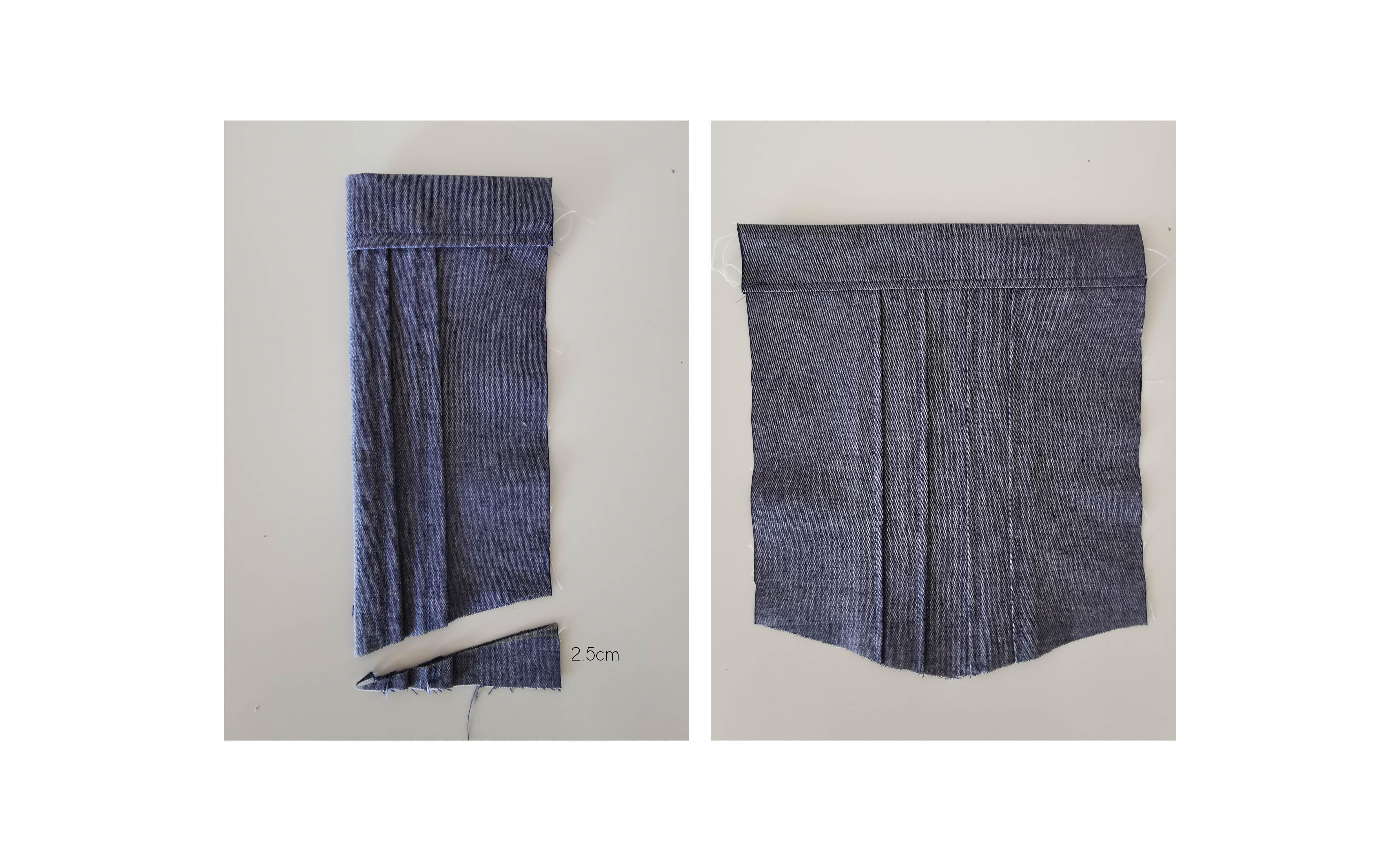 How to make your own pleated pocket